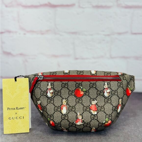 Gucci | Bags | Guccix Peter Rabbit Supreme Rabbit Belt Waist Bag Nwt ...